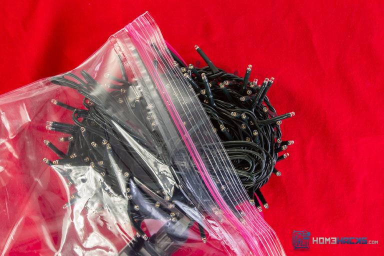 Simple Holiday String Light Organizer - HomeHacks